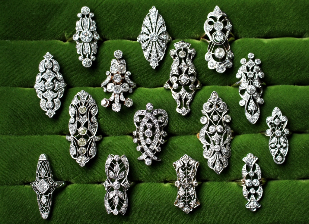 My Elongated Diamond Ring Collection - Gem Gossip - Jewelry Blog